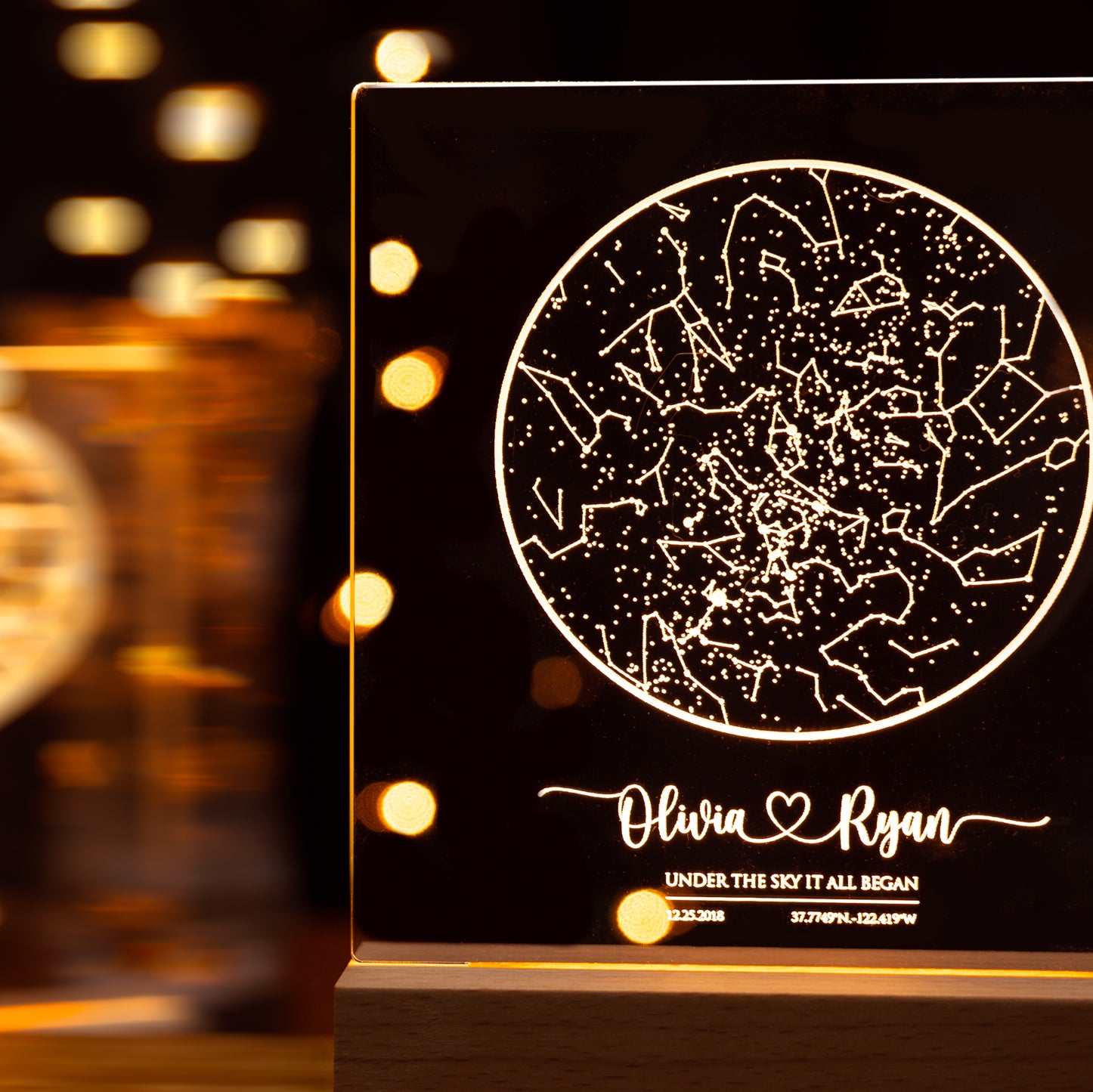 Guiding Love: The Timeless Elegance of Star Map Lights for Valentine's ...